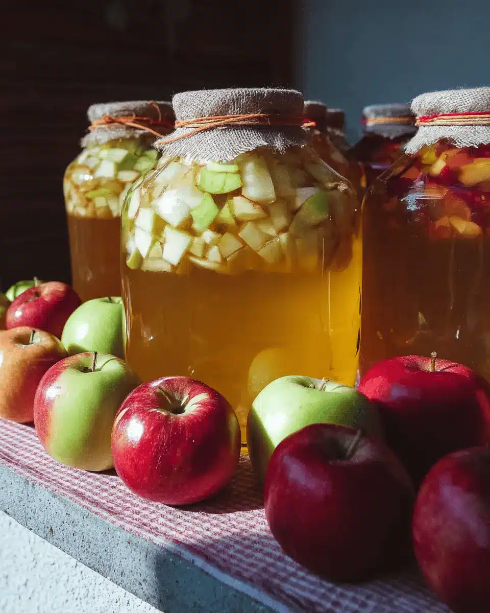 preserving apples