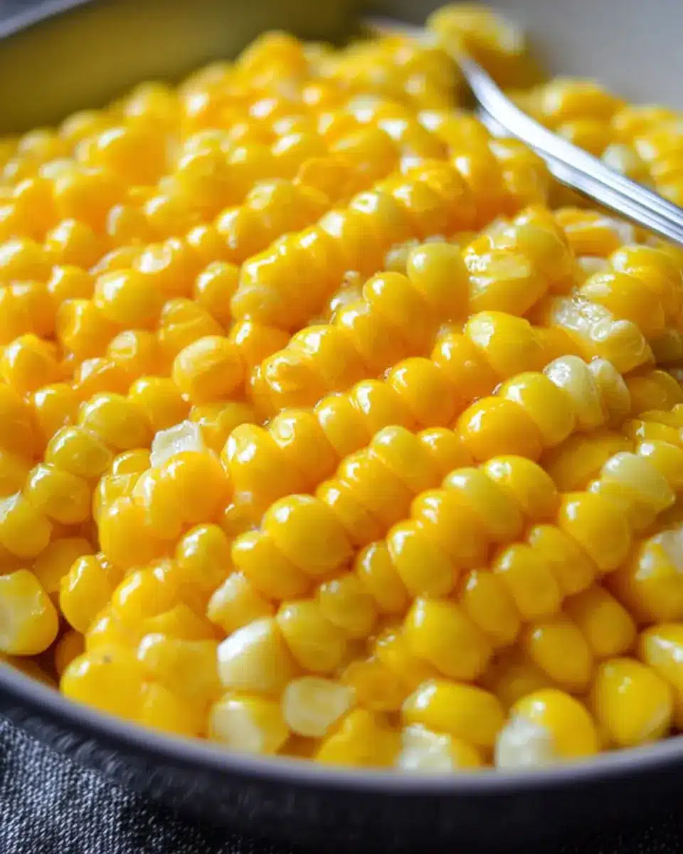 buttered corn