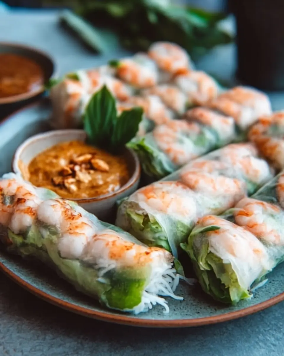 fresh vietnamese spring rolls