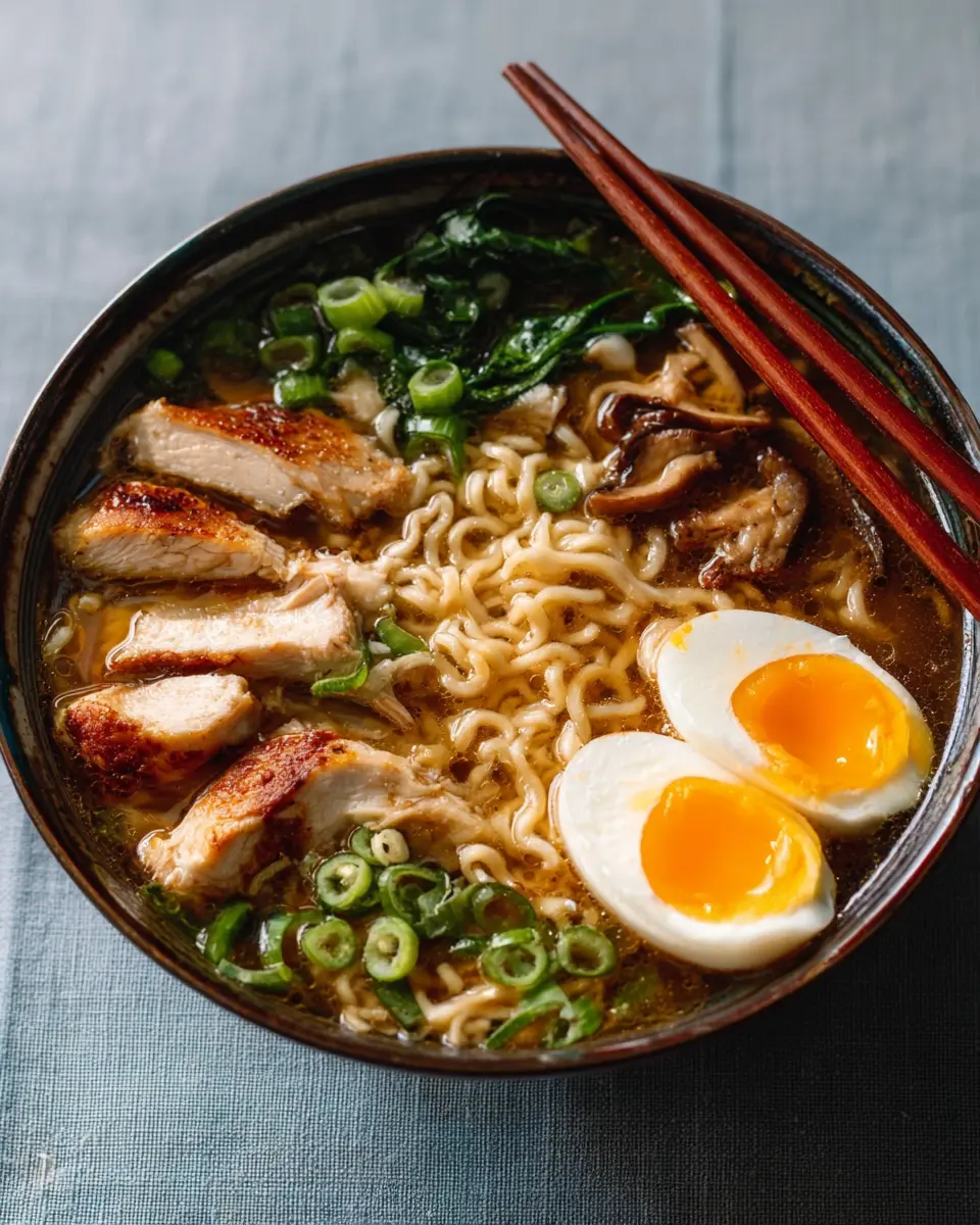 simple homemade chicken ramen